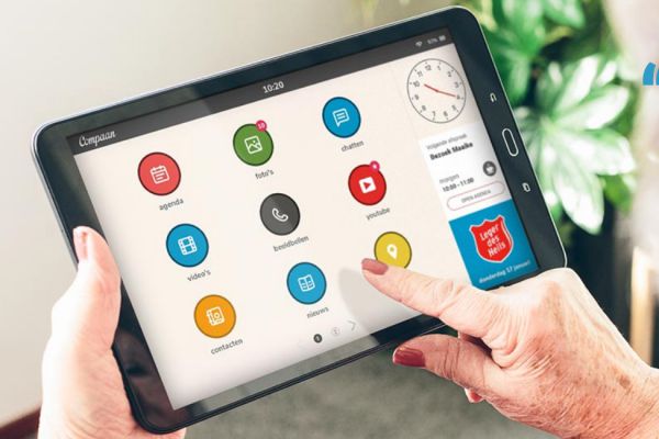 Makkelijk te bedienen tablet voor mensen met verstandelijke beperking ...